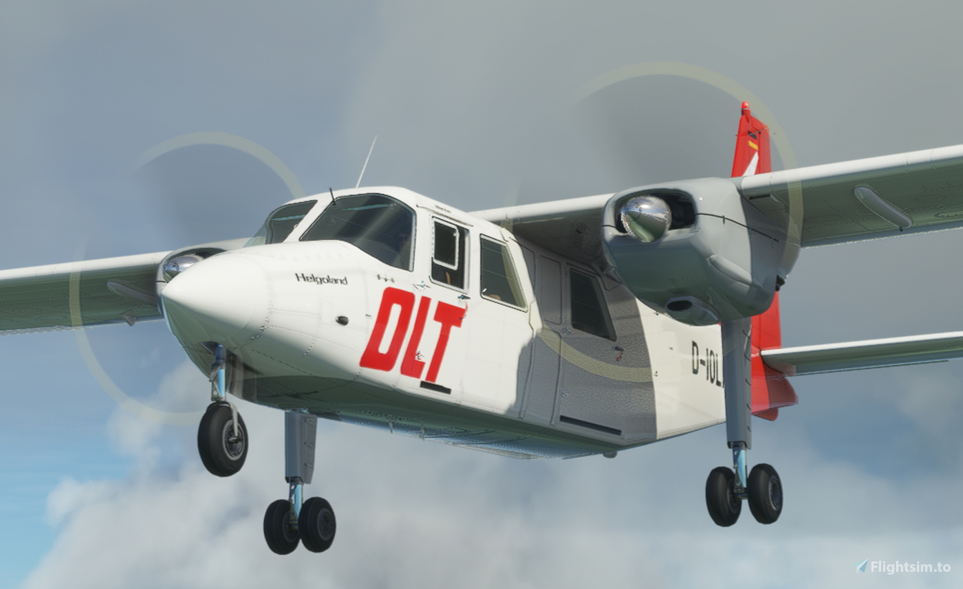 Britten-Norman BN-2B Ostfriesischer Flugdienst D-IOLK for Microsoft ...