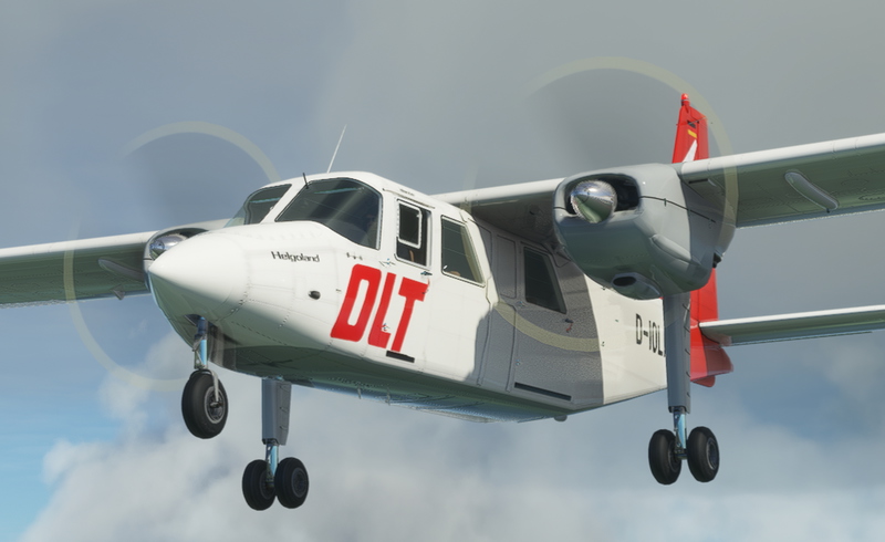 Britten-Norman BN-2B Ostfriesischer Flugdienst D-IOLK for Microsoft ...