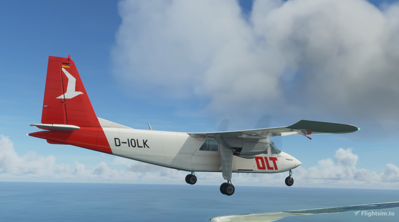 Britten-Norman BN-2B Ostfriesischer Flugdienst D-IOLK for Microsoft ...