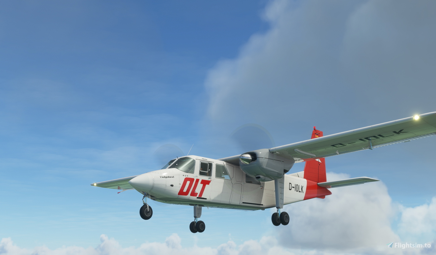 Britten-Norman BN-2B Ostfriesischer Flugdienst D-IOLK for Microsoft ...