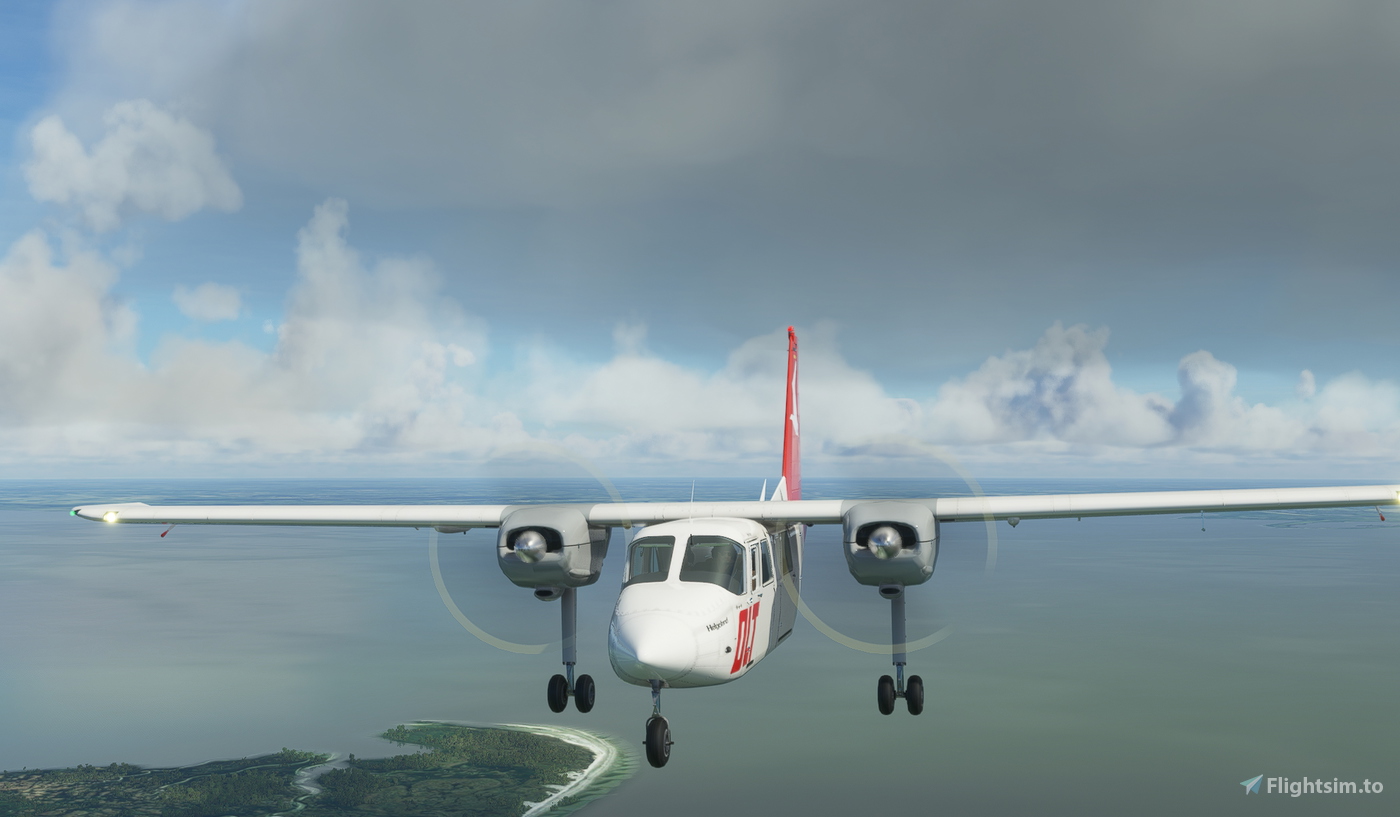 Britten-Norman BN-2B Ostfriesischer Flugdienst D-IOLK for Microsoft ...