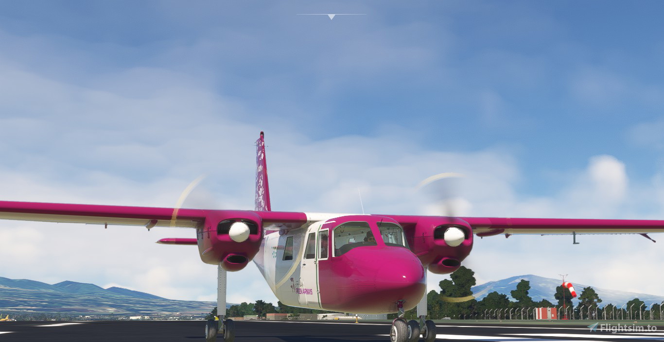 Britten-Norman BN2 Islander - Costa Rica Green Airways TI-BGK Livery 对于 ...