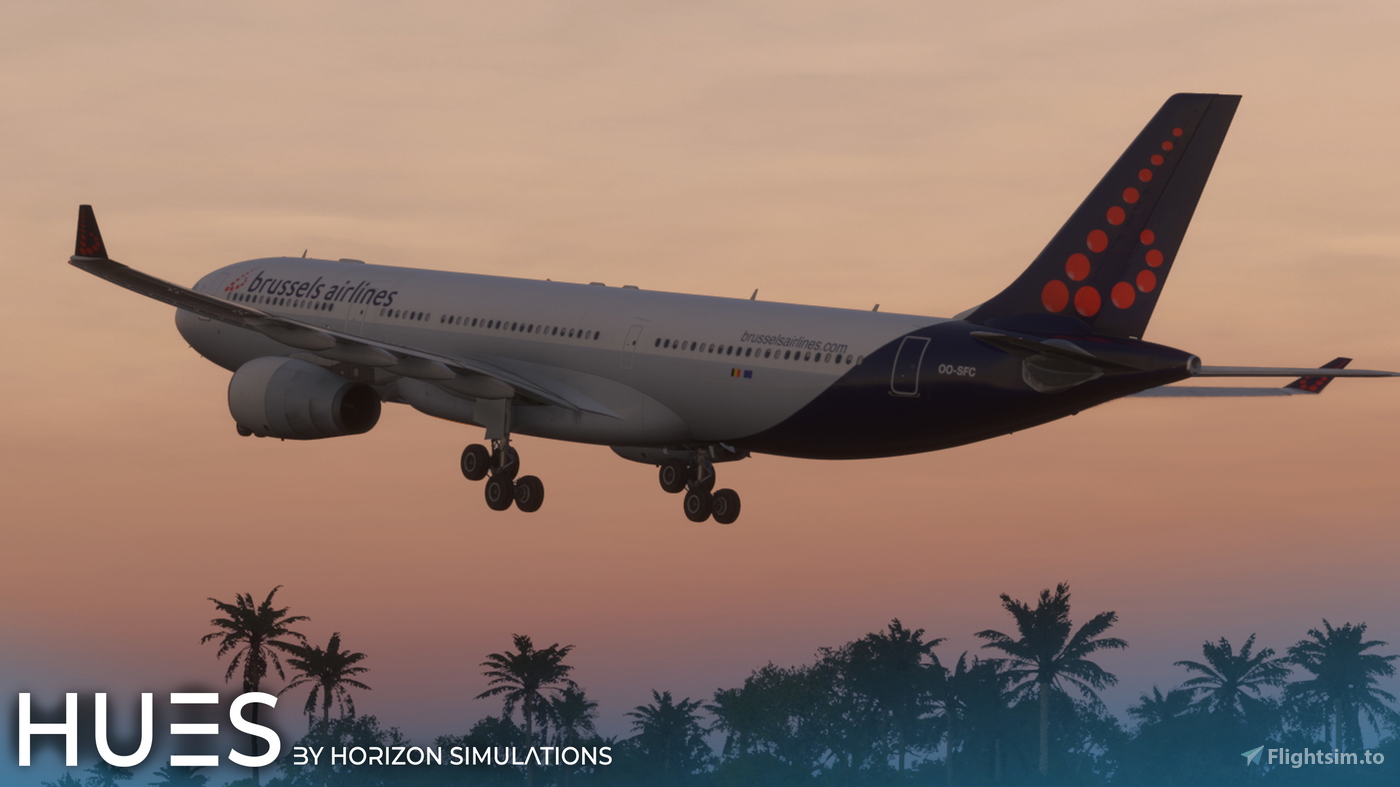 Brussels Airlines OO-SFC | iniBuilds/Microsoft A330-300 [8K] 对于 ...