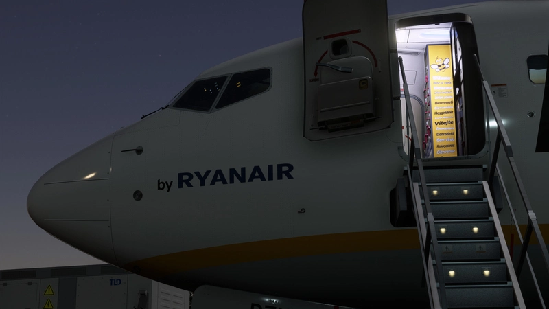 Buzz (Pack 1) w/Cabin - iFly 737 MAX8 for Microsoft Flight Simulator | MSFS