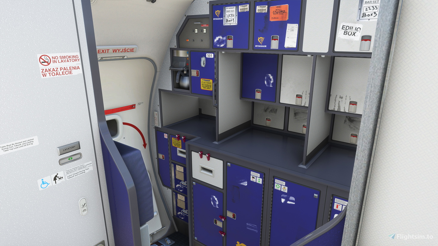 BUZZ [Package 1] w/Cabin IFly B737 MAX 8 for Microsoft Flight Simulator ...