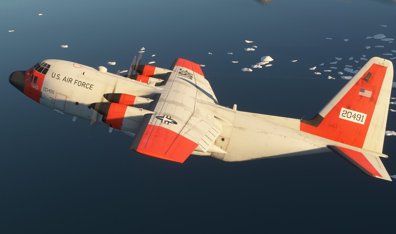 C-130 H United States Air Force 20491 (Arctic version) для Microsoft ...