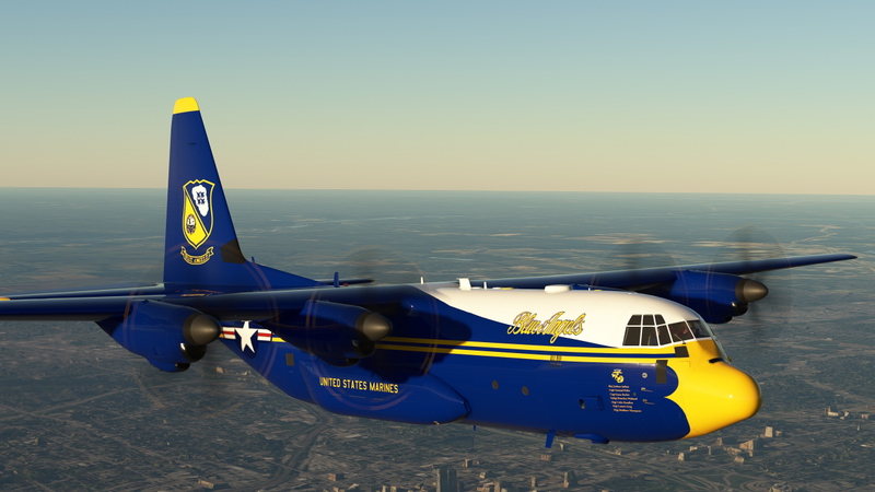 C-130J Fat Albert Package 8K for Microsoft Flight Simulator | MSFS
