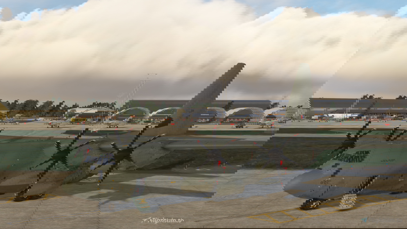 C-130J Captain Exterior RAF ZH881 for Microsoft Flight Simulator | MSFS