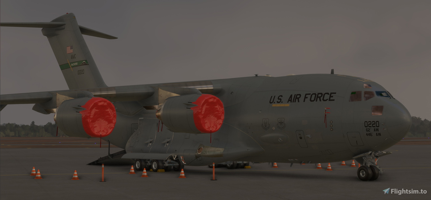C-17A [Delta Simulations] JB LEWIS-McCHORD 10-0220 for Microsoft Flight Simulator | MSFS