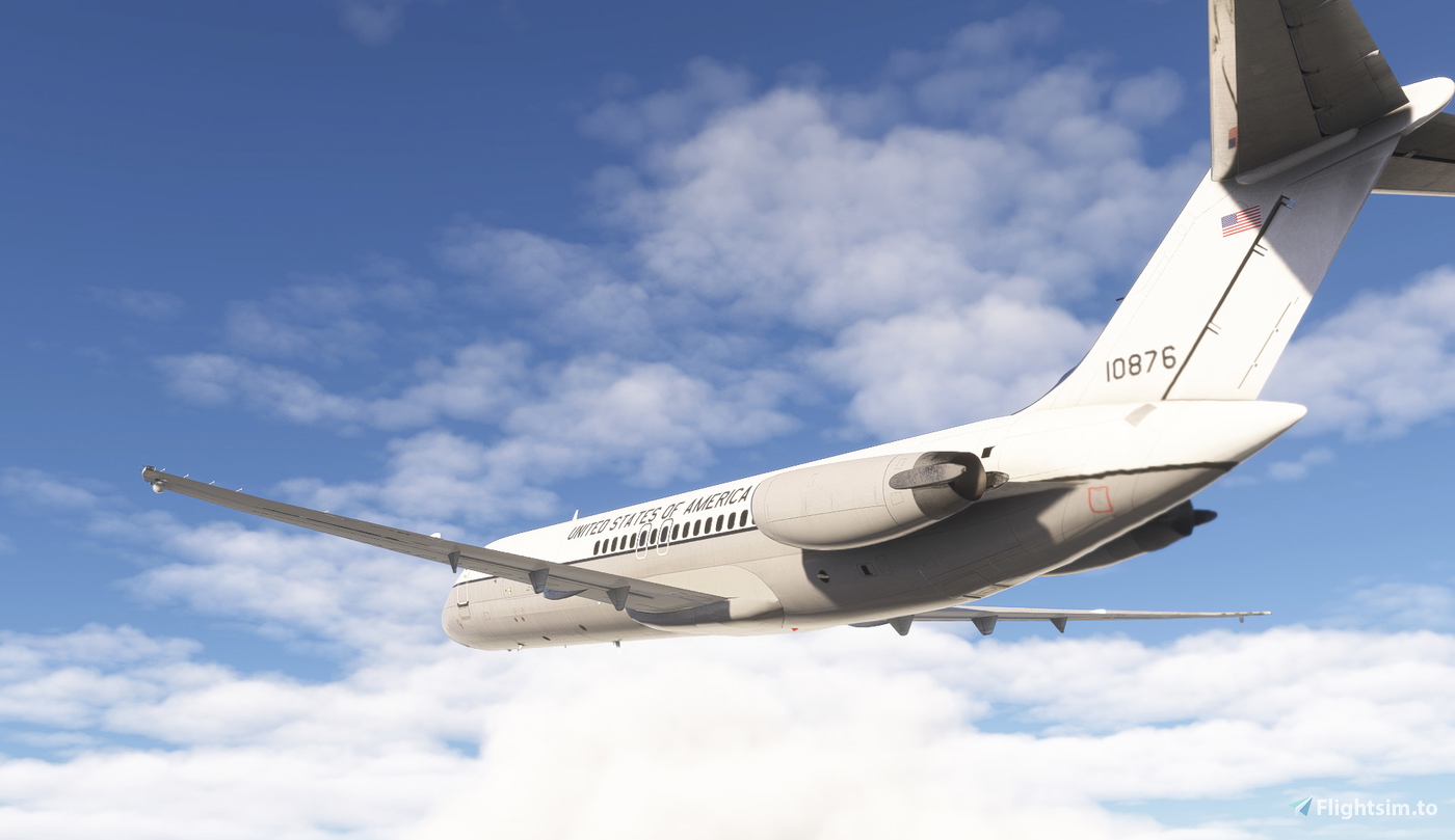 C-9A USAF 71-0876 | 1995 for Microsoft Flight Simulator | MSFS