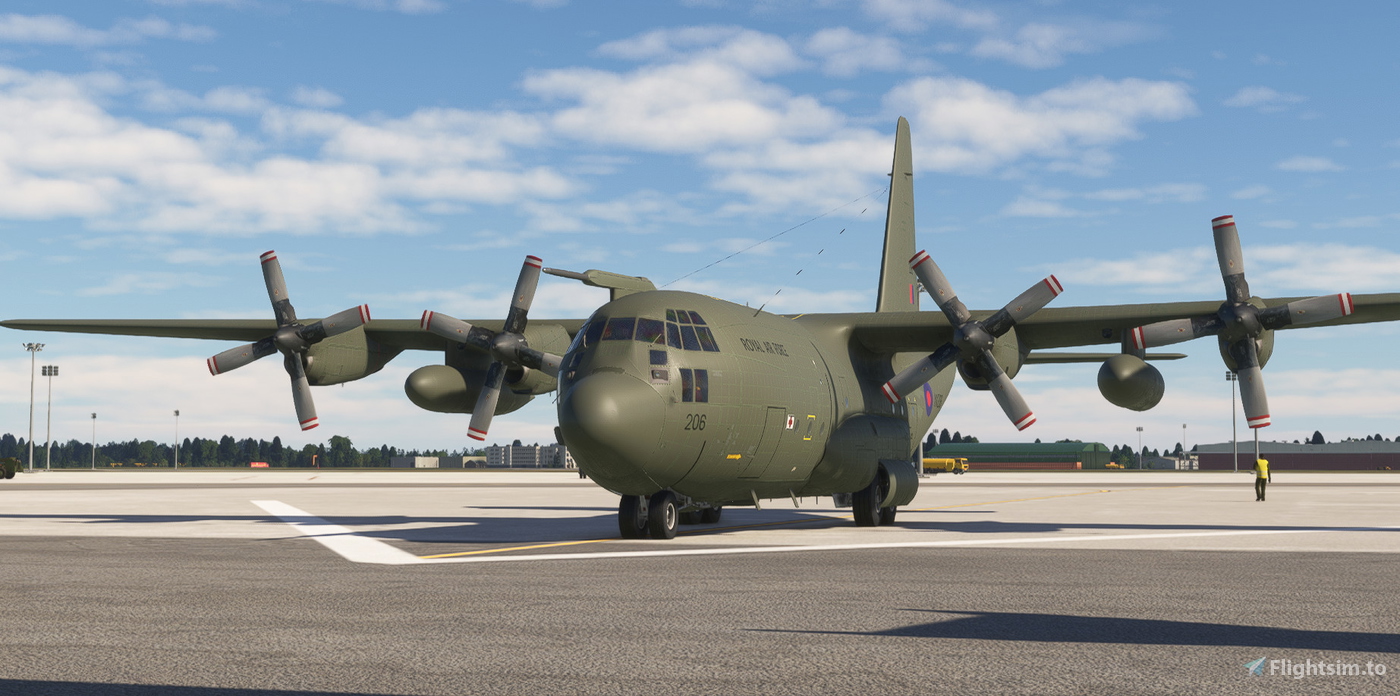 C130 RAF XV206 Livery for Microsoft Flight Simulator | MSFS