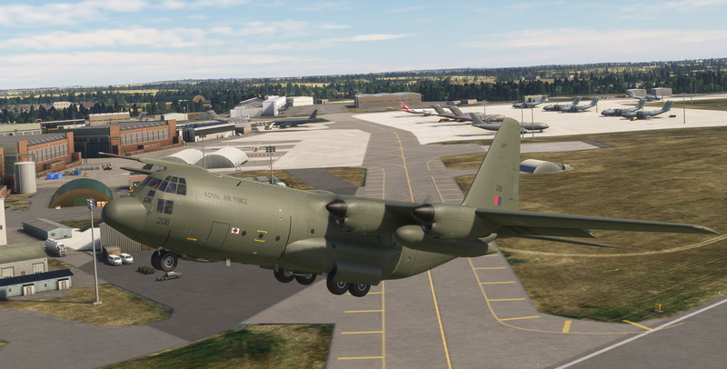 C130 RAF XV206 Livery for Microsoft Flight Simulator | MSFS