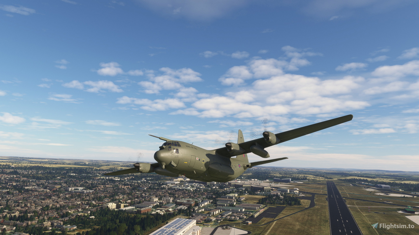 C130 RAF XV206 Special Forces Livery for Microsoft Flight Simulator | MSFS