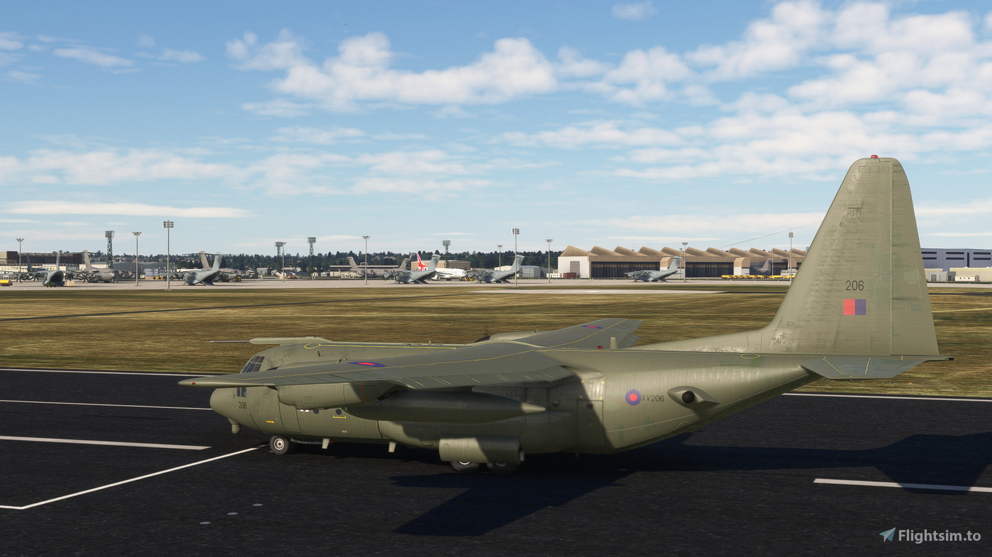 C130 RAF XV206 Special Forces Livery for Microsoft Flight Simulator | MSFS