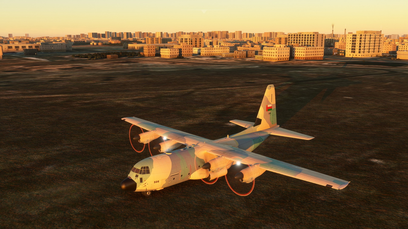 C130j-506 Oman AF livery for Microsoft Flight Simulator | MSFS