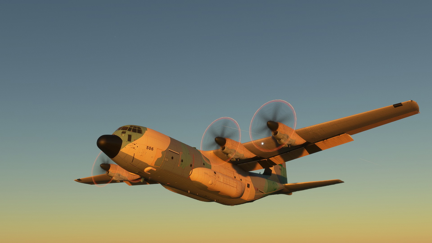 C130j-506 Oman AF livery for Microsoft Flight Simulator | MSFS