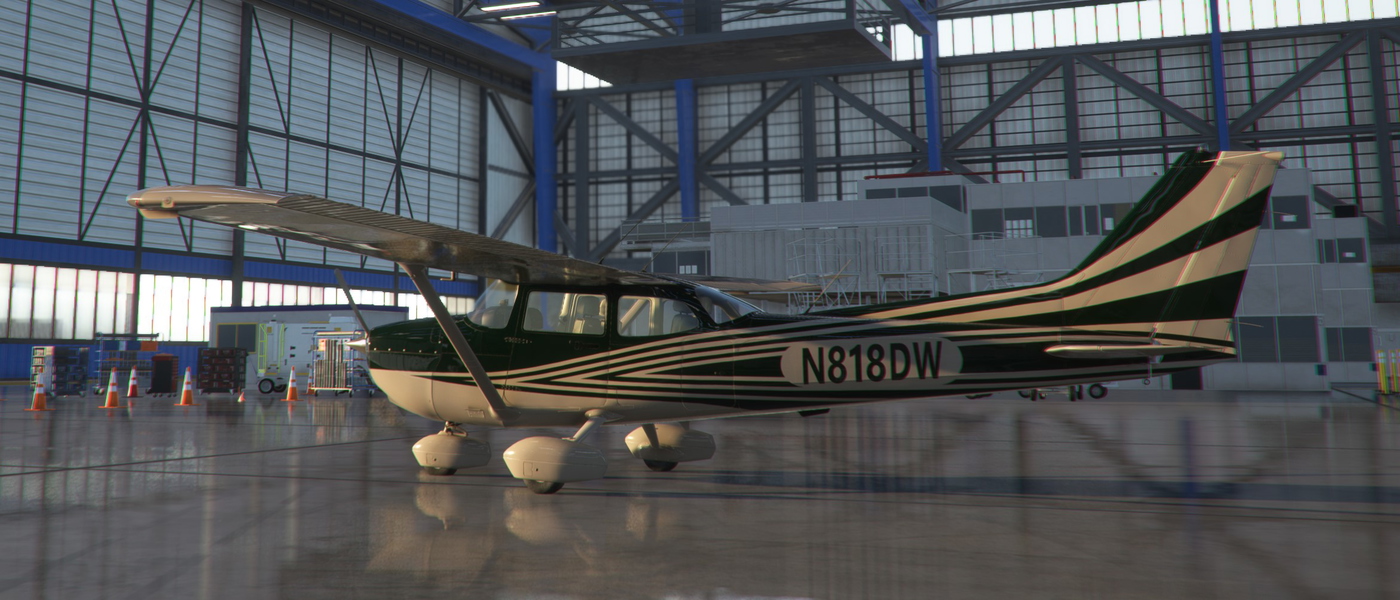 C172 G1000 DEW Stripe Green for Microsoft Flight Simulator | MSFS