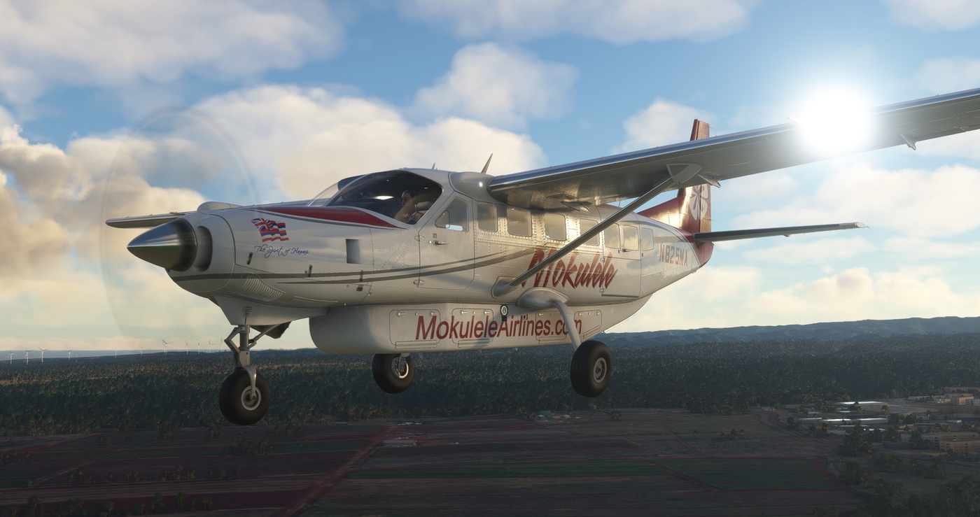 C208 Black Square Mokulele livery (N825MA) pour Microsoft Flight ...