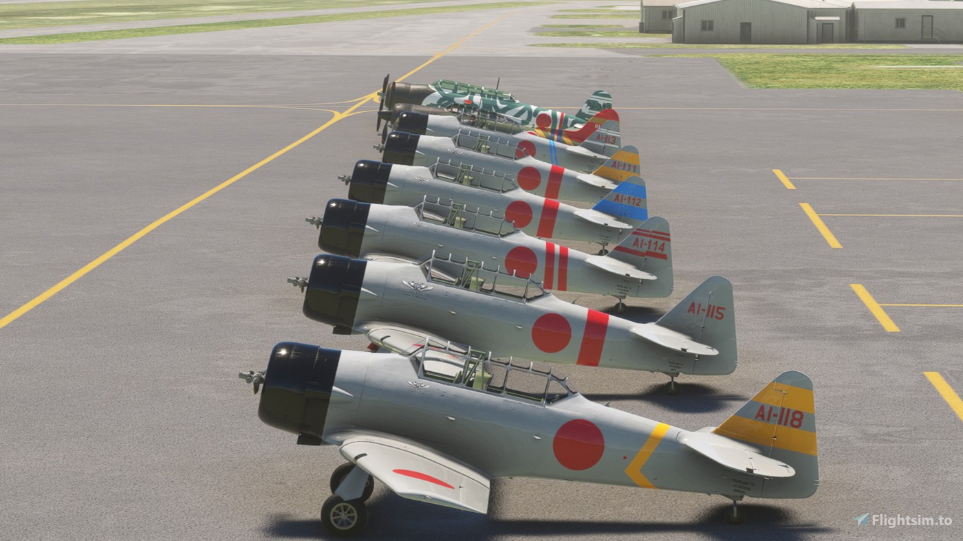 CAF tora tora tora sponsor group pack para Microsoft Flight Simulator | MSFS