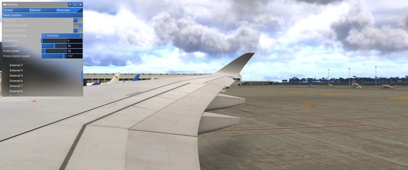 Camera - iniBuilds A350-900/1000 のために Microsoft Flight Simulator | MSFS