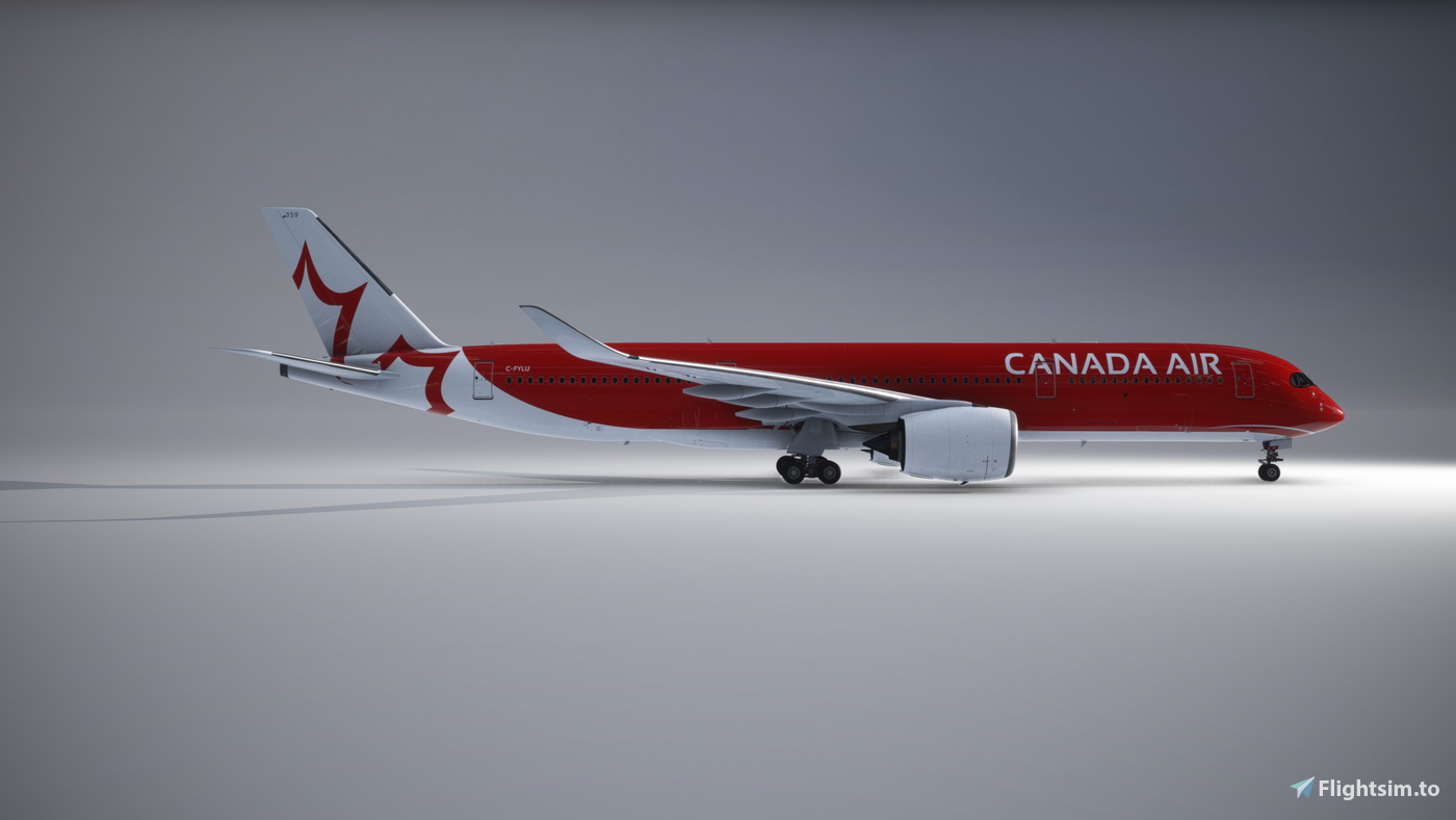 Canada Air Virtual A350-900 for Microsoft Flight Simulator | MSFS