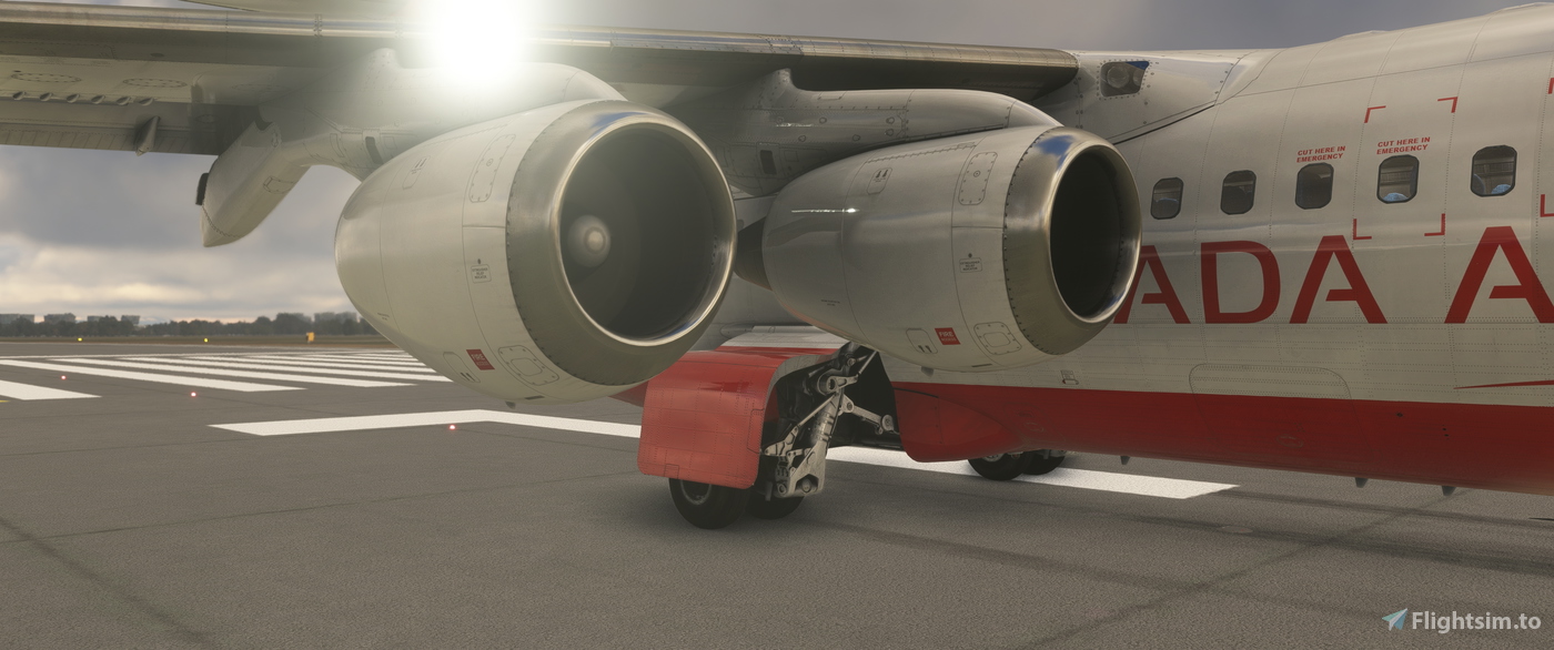 Canada Air Virtual Bae 146-200 Professional for Microsoft Flight ...
