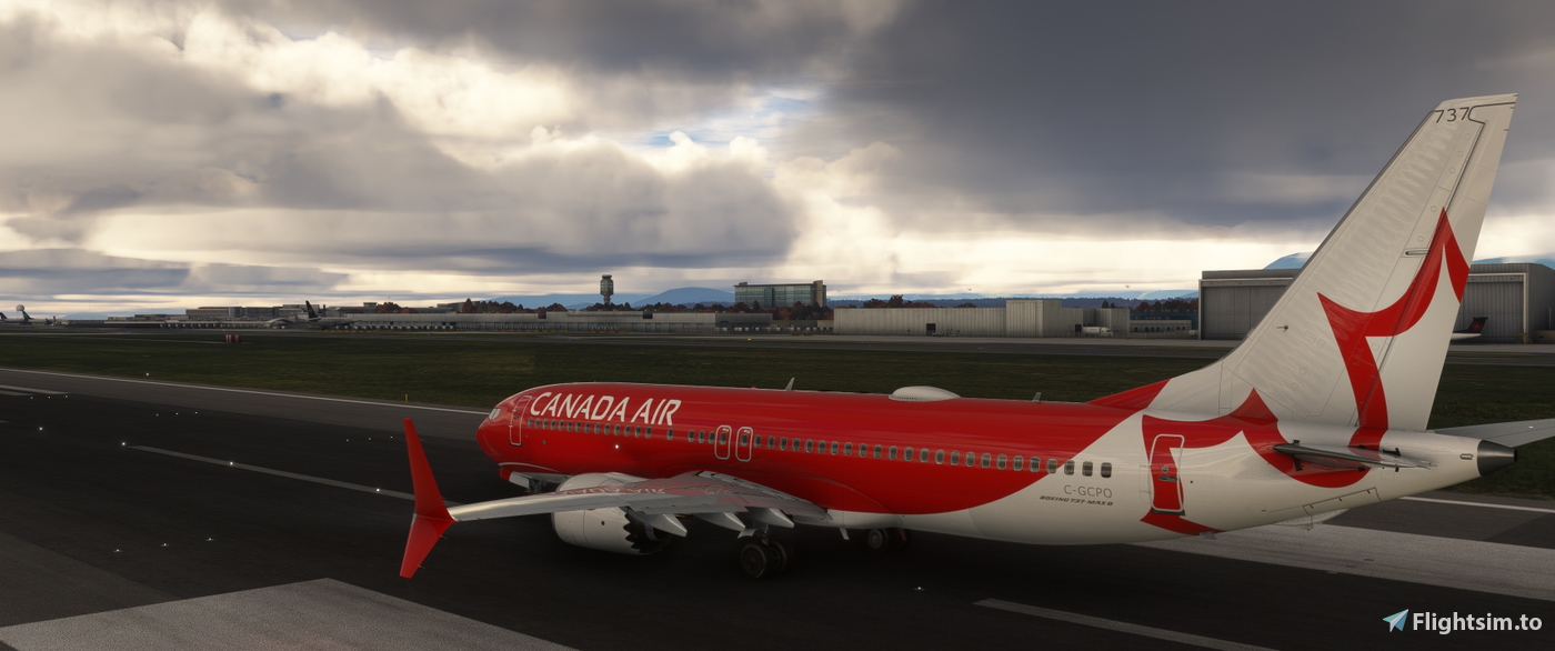 Canada Air Virtual iFly Boeing 737 MAX 8 for Microsoft Flight Simulator ...
