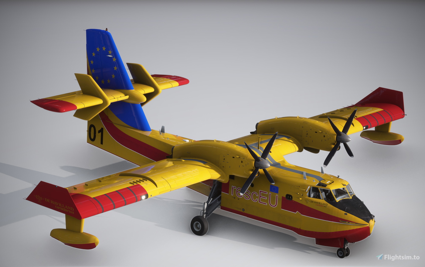 Canadair CL-415 | rescEU | A new "De Havilland Canadair 515" fleet for the EU | v2 for Microsoft ...
