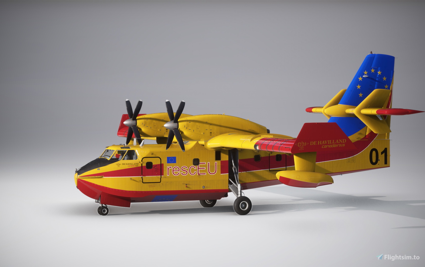 Canadair CL-415 | rescEU | A new "De Havilland Canadair 515" fleet for the EU | v2 for Microsoft ...