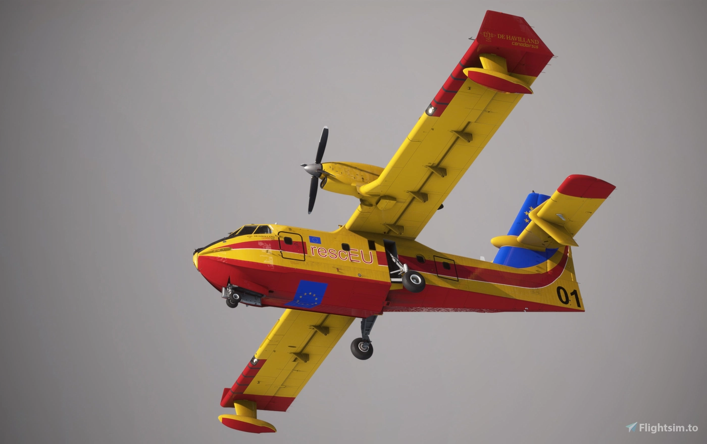 Canadair CL-415 | rescEU | A new "De Havilland Canadair 515" fleet for the EU | v2 for Microsoft ...