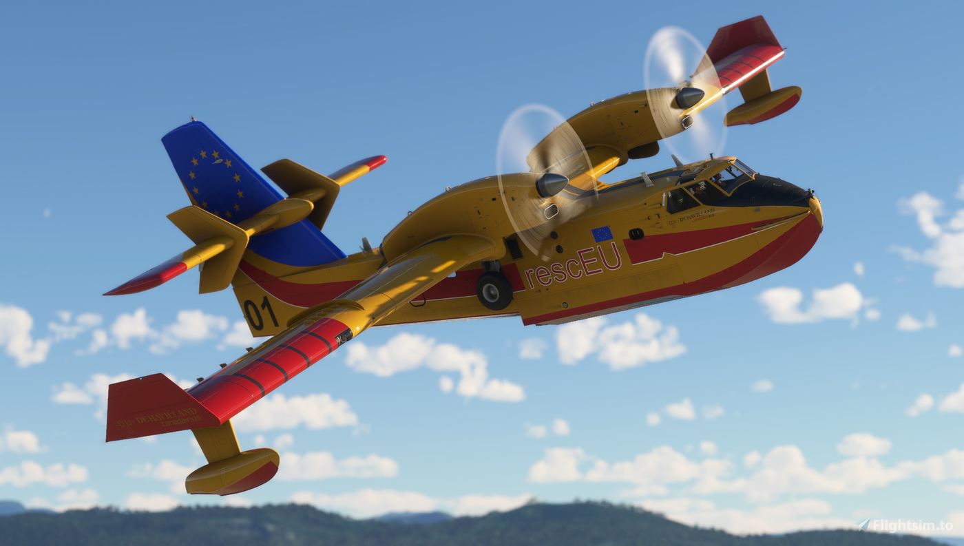 Canadair CL-415 | rescEU | A new "De Havilland Canadair 515" fleet for the EU | v2 for Microsoft ...