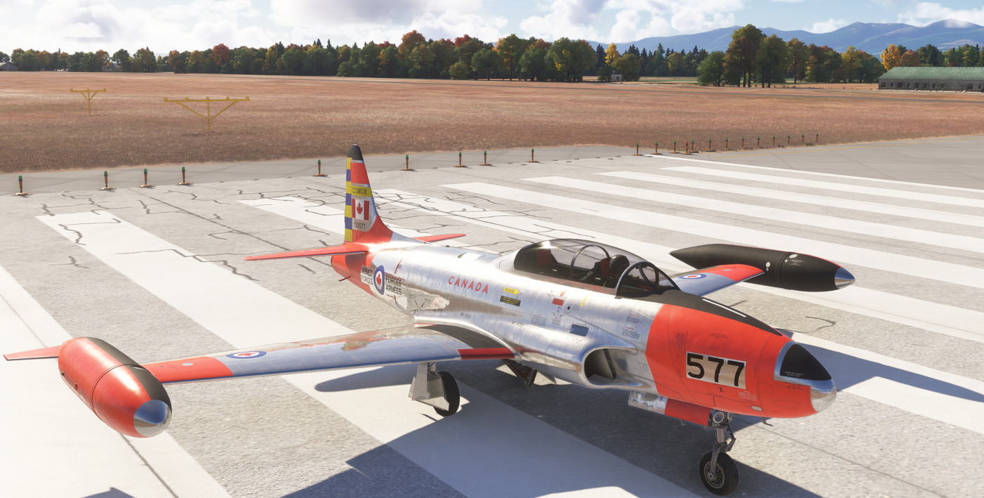 Canadair CT-133, 133577 of VU33, CFB Comox, British Columbia, for MSFS ...