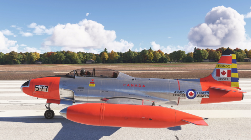 Canadair CT-133, 133577 of VU33, CFB Comox, British Columbia, for MSFS ...