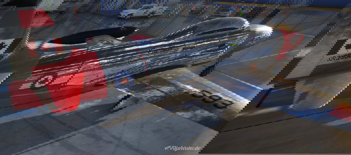 Canadair CT-133 Silver Star, 133593, VU32, CFB Shearwater, Nova Scotia ...