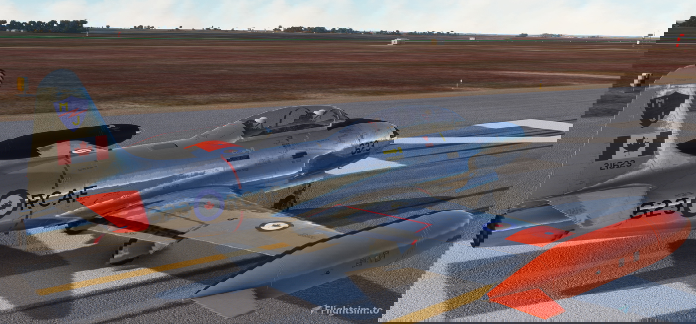 Canadair T-33 Mk.3, 21623 of No.2 Canadian Forces Flying Training School, Moose Jaw, SK för ...