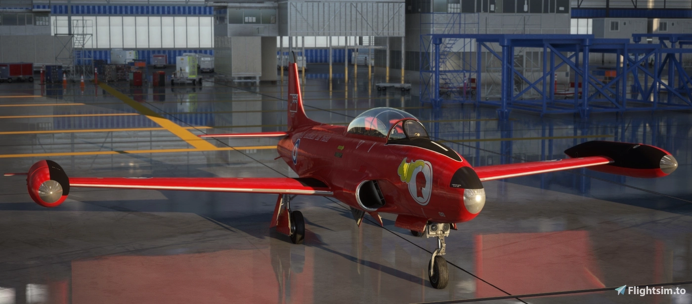 Canadair T-33 Mk.3, MSFS2024, RCAF Red Knight for Microsoft Flight ...