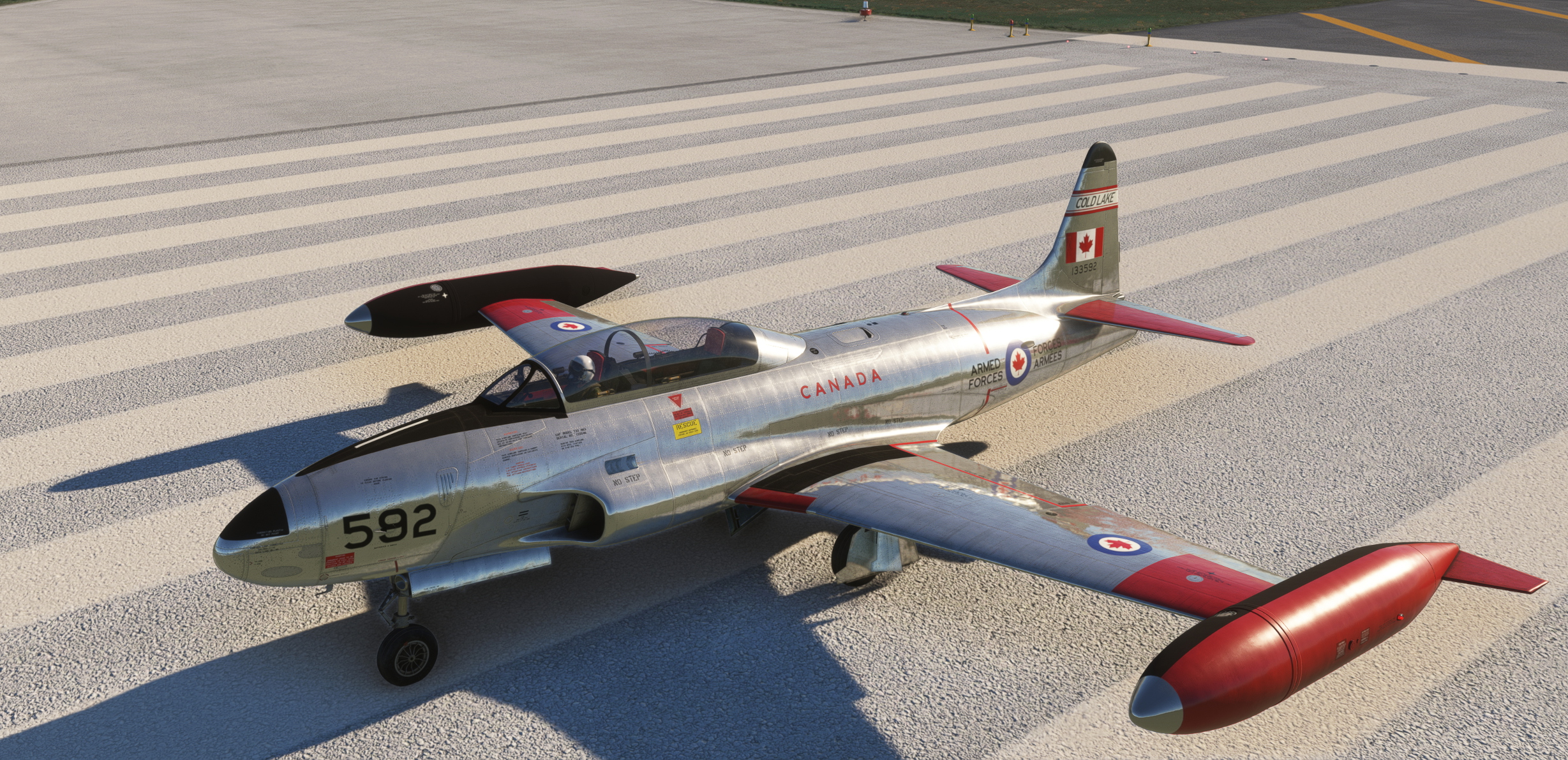 Canadair T-33 Silver Star Mk.3, Base Flight, CFB Cold Lake - MSFS Add ...