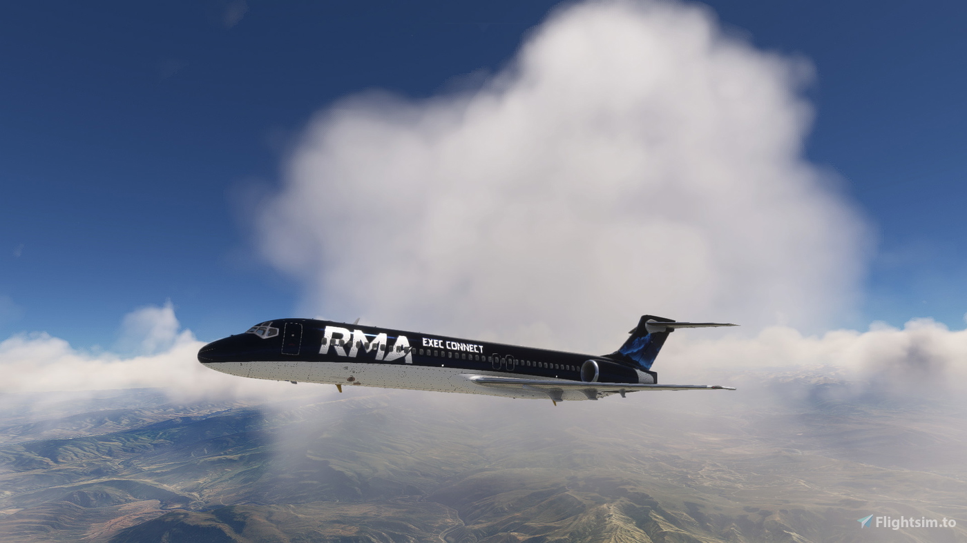 Captain Sim 717-200 Rocky Mountain 2025 Blue Top for Microsoft Flight ...