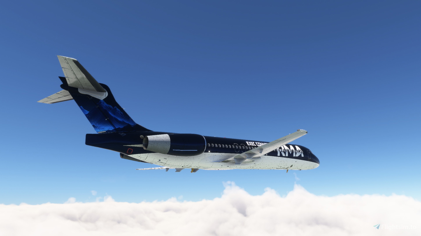 Captain Sim 717-200 Rocky Mountain 2025 Blue Top for Microsoft Flight ...