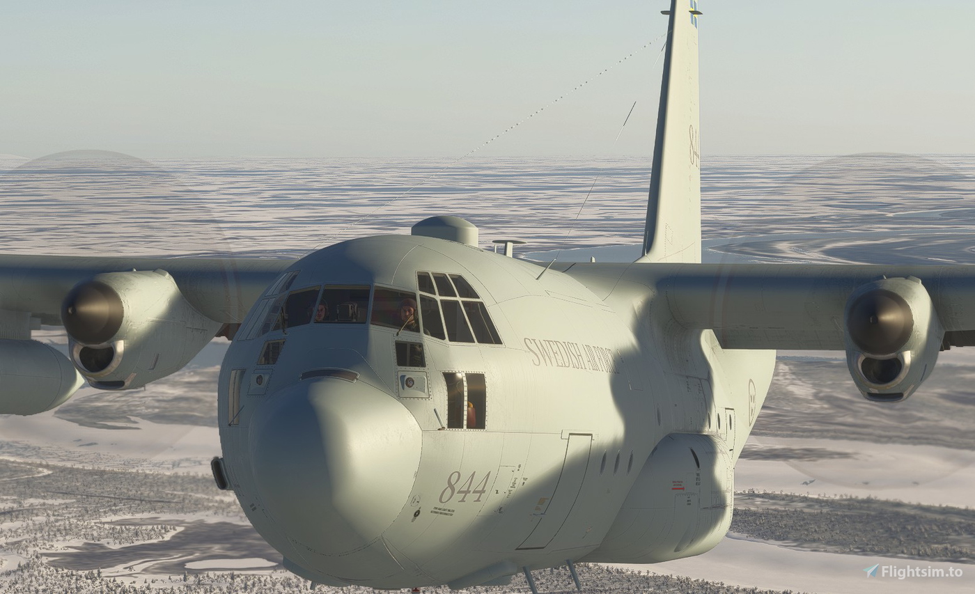 Captain Sim C-130 H– Swedish Air Force „Multiplayer“ for Microsoft ...