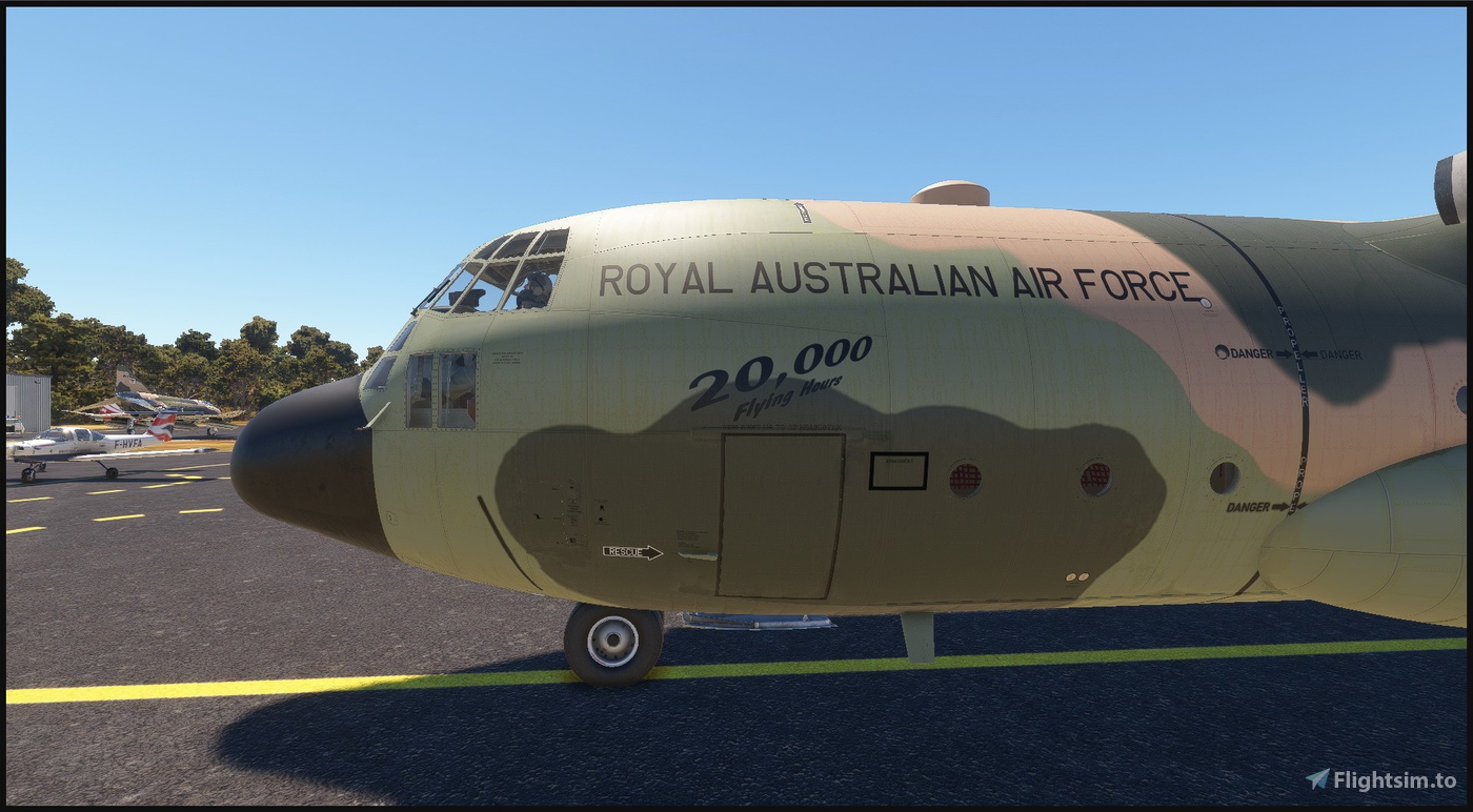 Captain Sim C-130H Hercules 36 Sqn 12 pack for Microsoft Flight ...