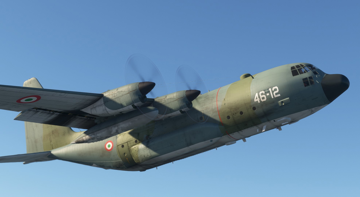 Captain Sim C-130 -H – AM of the Italian Air Force, old 46-12 ...