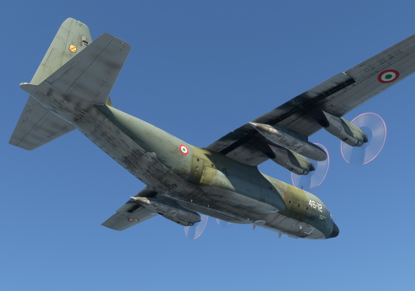 Captain Sim C-130 -H – AM of the Italian Air Force, old 46-12 ...