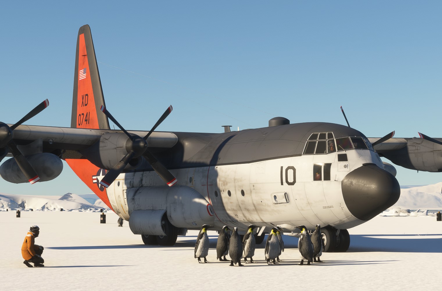 Captain Sim C-130 H – ANTARCTIC DEVRON SIX (VXE-6) XD0741 - MSFS Add-on ...