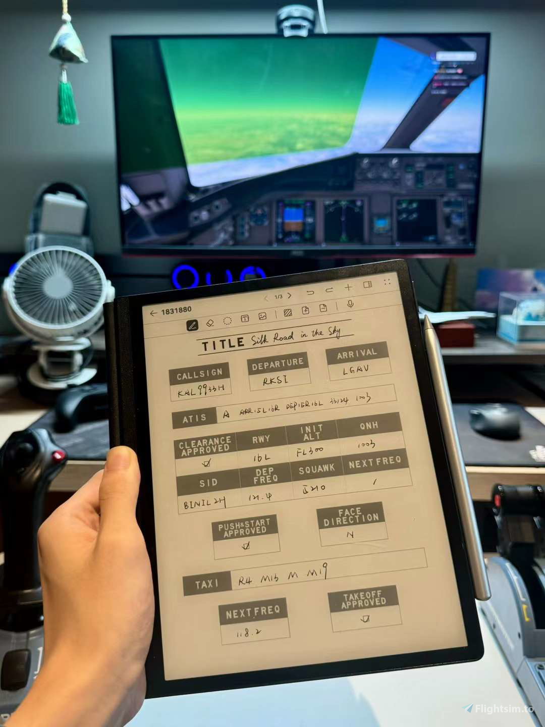 CaptainCat VATSIM Notepad for Microsoft Flight Simulator | MSFS