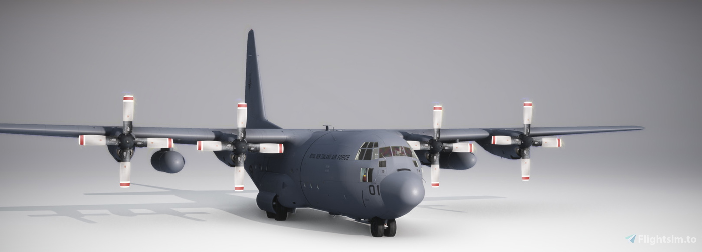 CaptainSim C-130 RNZAF NZ7001 for Microsoft Flight Simulator | MSFS
