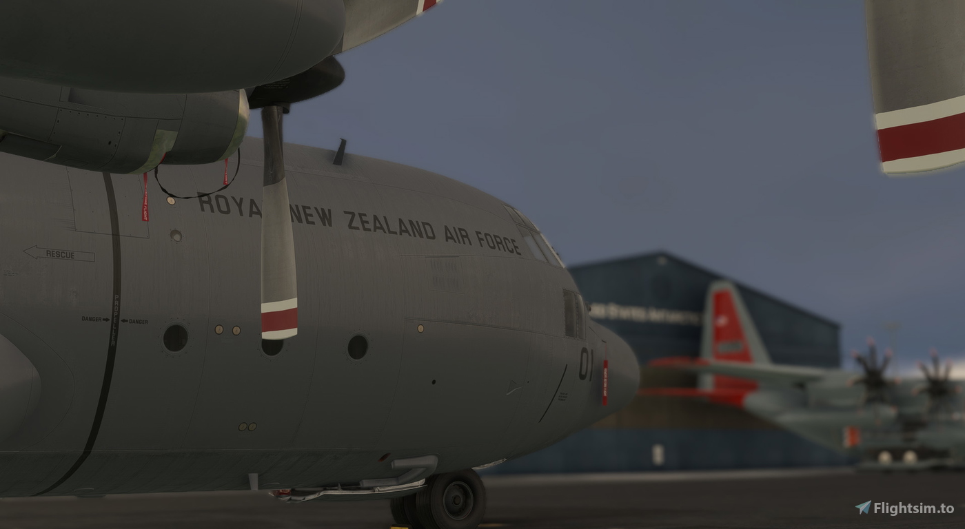 CaptainSim C-130 RNZAF NZ7001 for Microsoft Flight Simulator | MSFS