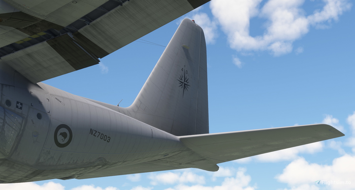 CaptainSim C-130 RNZAF NZ7003 for Microsoft Flight Simulator | MSFS