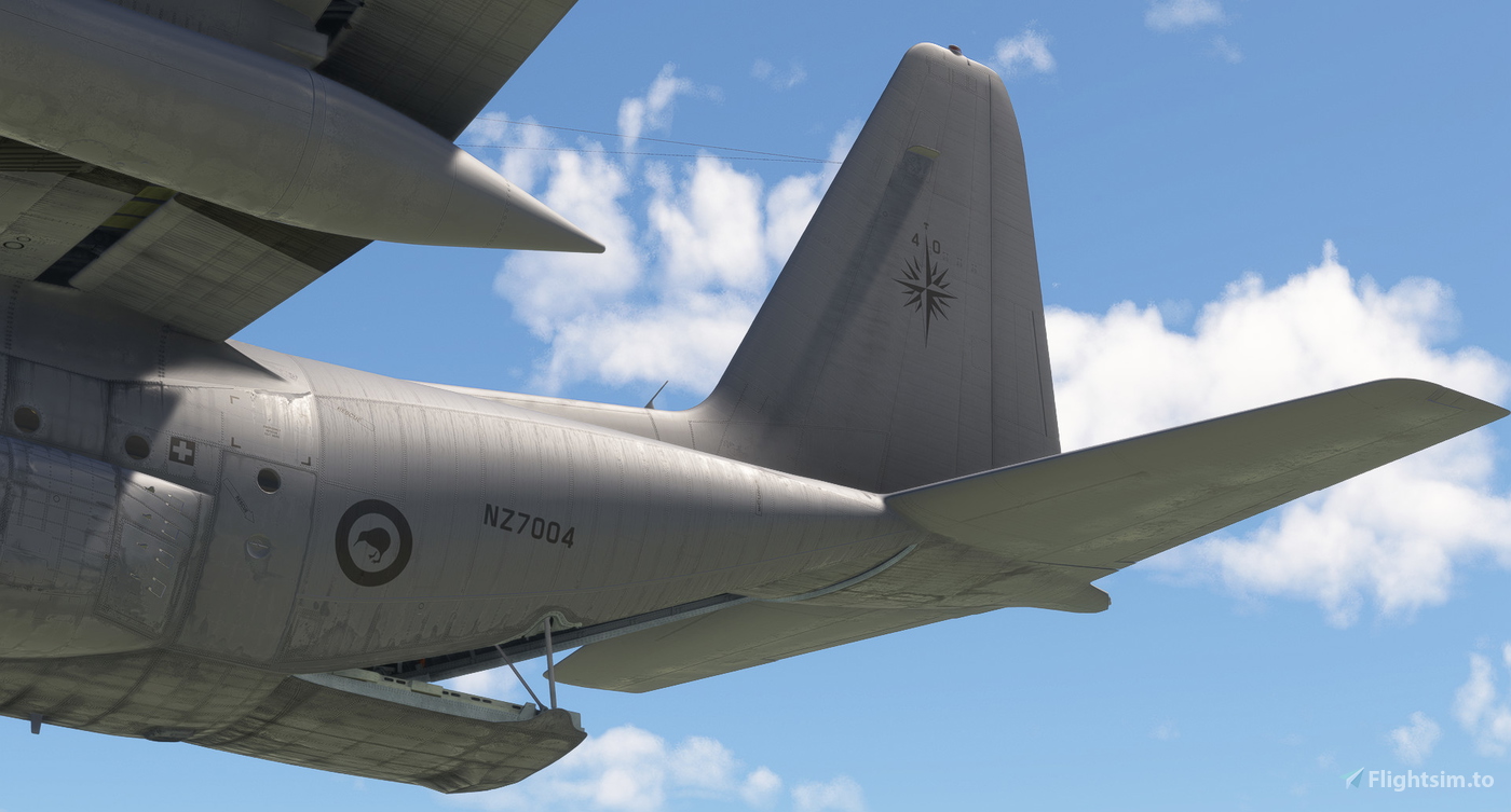 CaptainSim C-130 RNZAF NZ7004 for Microsoft Flight Simulator | MSFS