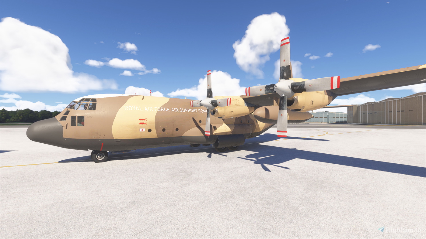 CaptainSim C-130 Royal Air Force XV207 Brown/Tan livery for Microsoft ...